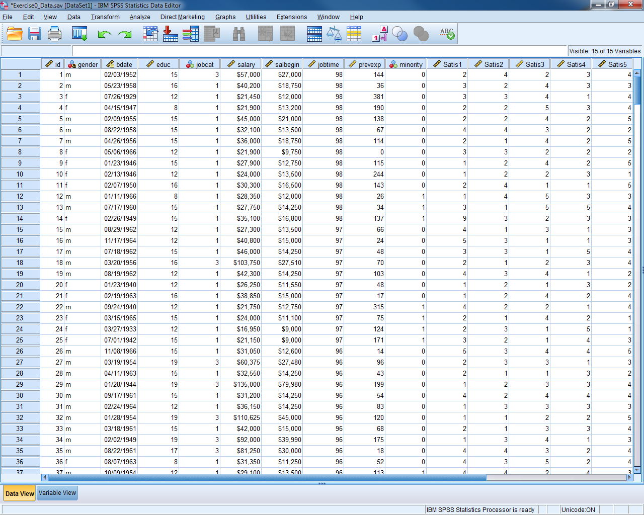 Chapter 2 The Basics of SPSS | Introduction to SPSS